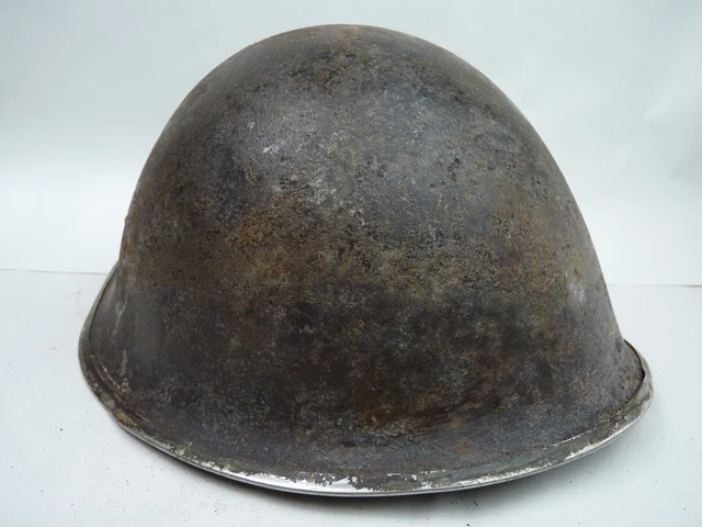 ORIGINAL WW2 BRITISH / Canadian Mk3 Turtle Helmet Great Paint ...