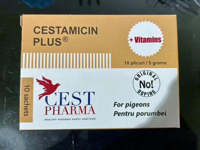 CEST PHARMA TREATS Coccidiosis E-Coli Salmonella In Pigeons, Birds, Pet ...