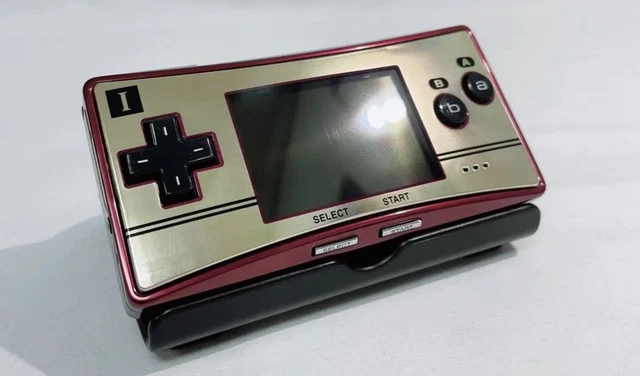 NINTENDO GAME BOY Micro Famicom Console - Red/Gold $350.00 - PicClick