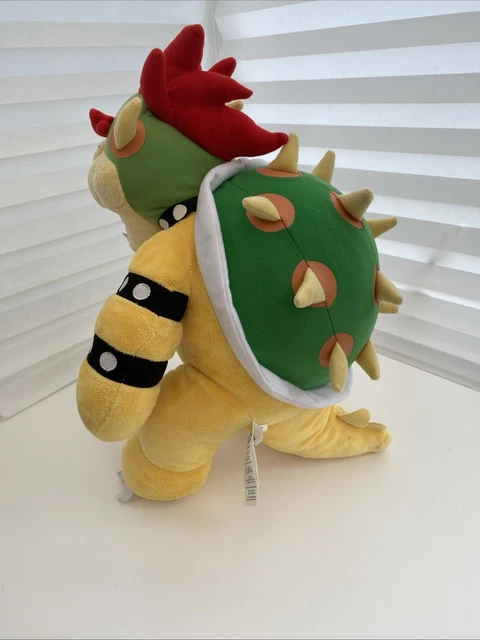 BOWSER SUPER MARIO Bros Soft Plush Toy Build a Bear Workshop Edition £7 ...