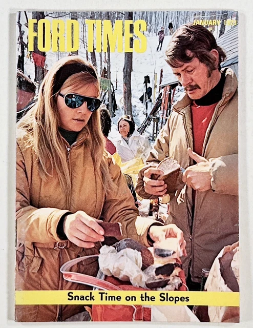 1973 JAN FORD TIMES Snack Time on Ski Slopes HANG GLIDING International ...