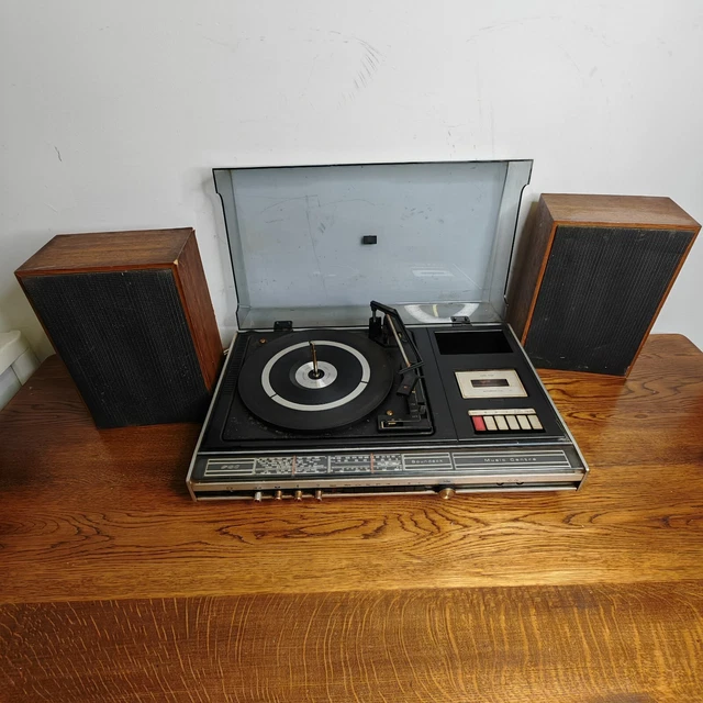 VINTAGE 1970'S GEC SOUND DECK WITH TURNTABLE Model A5019H £99.00 ...