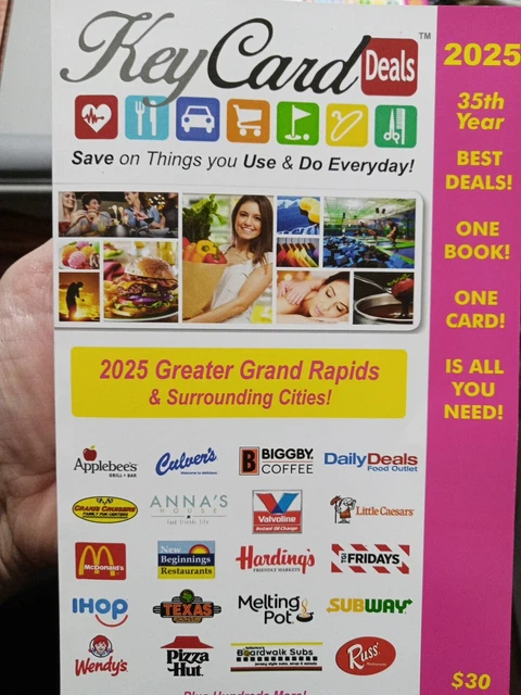 Key card coupon book store
