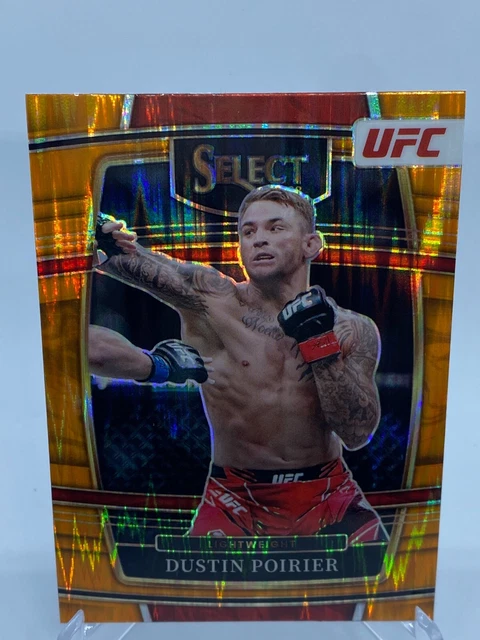 2022 SELECT UFC Dustin Poirier Concourse Orange Flash Prizm #75 $6.42 ...