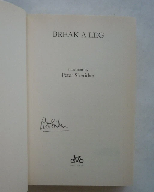DUBLIN IRELAND IRISH Dramatists Break A Leg Memoir Peter Sheridan ...