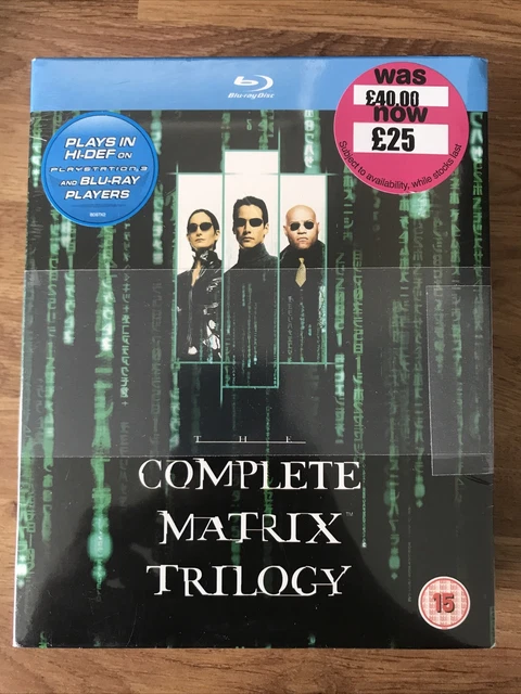 THE COMPLETE MATRIX Trilogy Blu-ray BRAND NEW & SEALED £12.49 - PicClick UK