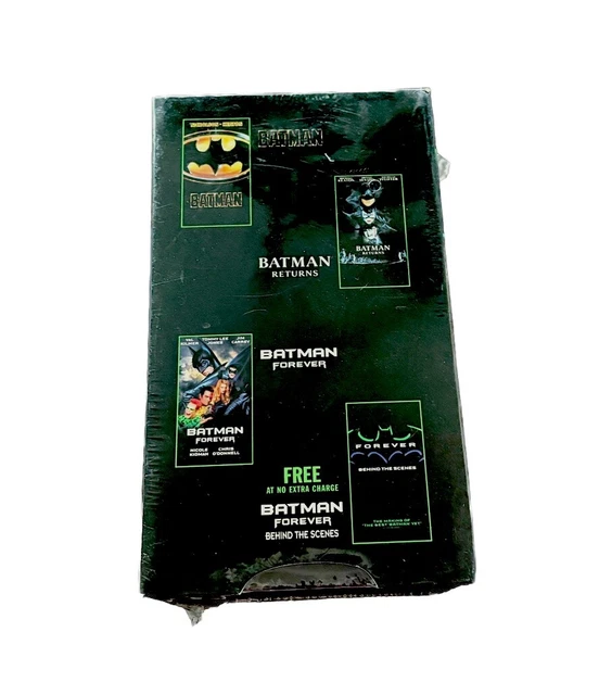 BATMAN BOX SET Returns Forever Behind the Scenes 4 VHS Keaton-Kilmer ...