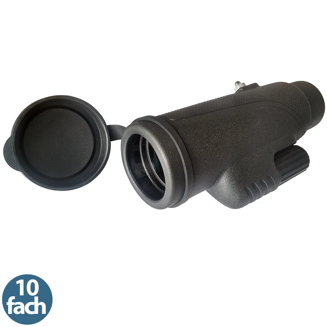 MONOKULAR FERNGLAS 10X42 outdoor gummiert Fallschutz Fernrohr ...
