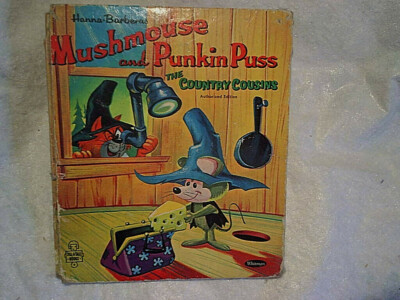 1964 MUSHMOUSE AND PUNKIN PUSS TELL-A-TALE BOOK,Hanna-Barbera,haymouse ...