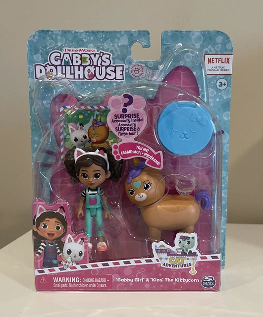 PACK FIGURINES GABBYS Dollhouse Gabby Girl & Kico Cat Adventures ...