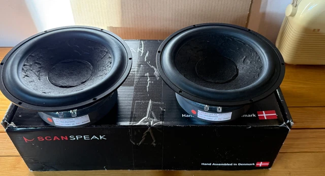 SCANSPEAK 6 INCH Bass chassis speakers, boxed. £195.00 - PicClick UK