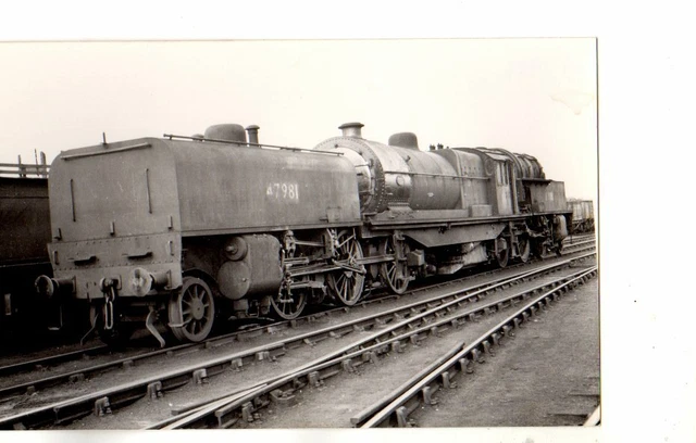 RAIL PHOTO LMS 2662 47981 Beyer Garret Toton shed Nottinghamshire MR £2 ...