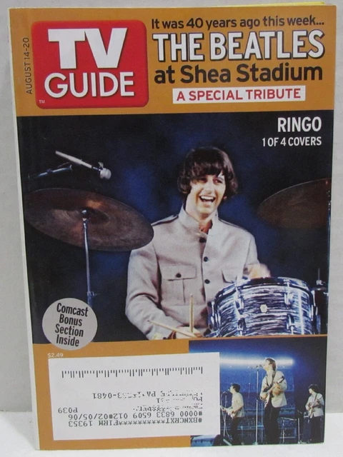 TV GUIDE AUGUST 2005 The Beatles at Shea Stadium Ringo Philadelphia ...