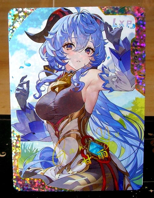 GANYU GENSHIN IMPACT CARTE RARE LXP EXV-02 Goddess Story Anime Waifu ...