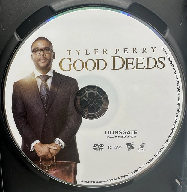 TYLER PERRY'S GOOD Deeds DVD Widescreen Tyler Perry Thandie Newton ...