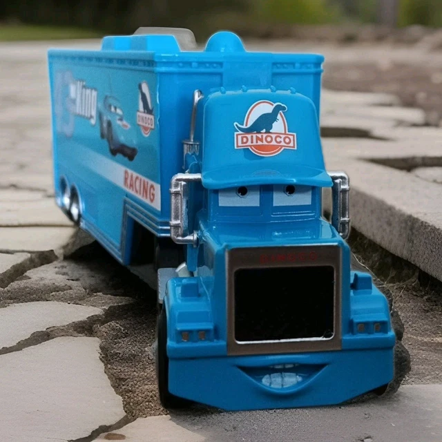 DISNEY PIXAR CARS Dinoco the King Hauler Htb 86 8.5" Unboxed Unbranded ...