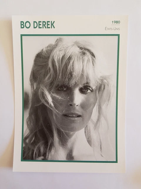 BO DEREK - Carte Fiche Cinema Portrait De Star EUR 2,50 - PicClick FR