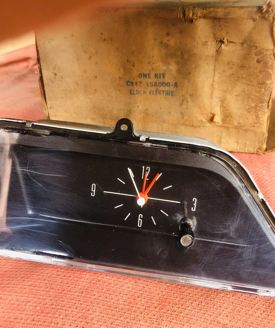 NOS OEM FORD 1969 1970 Galaxie 500 Dash Clock XL LTD EUR 87,44 ...