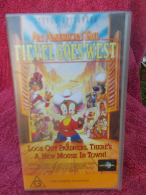 AN AMERICAN TAIL Fievel Goes West Vhs Tape G(Like New) $20.97 - PicClick AU