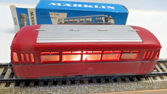 MÄRKLIN 4018 H0 Passenger Car Railbus VT 75 Spotless Illuminated Boxed ...