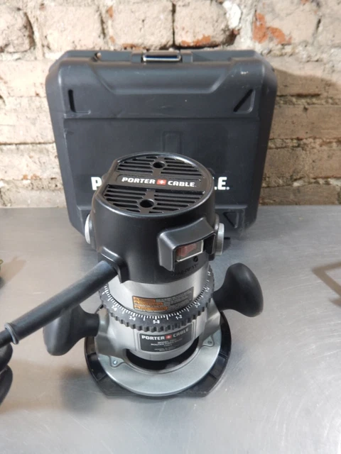 PORTER CABLE 690LR Heavy Duty Router Motor W/ 1001 Fixed Router Base ...