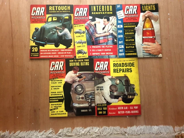 VINTAGE CAR MECHANICS Magazines (23) 1958-1964 £52.70 - PicClick UK