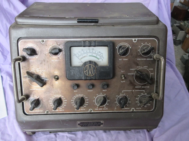 AVO VALVE CHARACTERISTIC Meter Mark 1 Used Untested 15kgs £150.00 ...