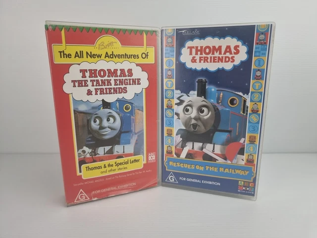 THOMAS & FRIENDS VHS Rescues on Railway 2002 & Special Letter 1995 ...