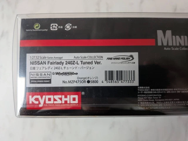 BRAND NEWASC MA-020 Nissan Fairlady 240Z-L Tuned Version Orange ...