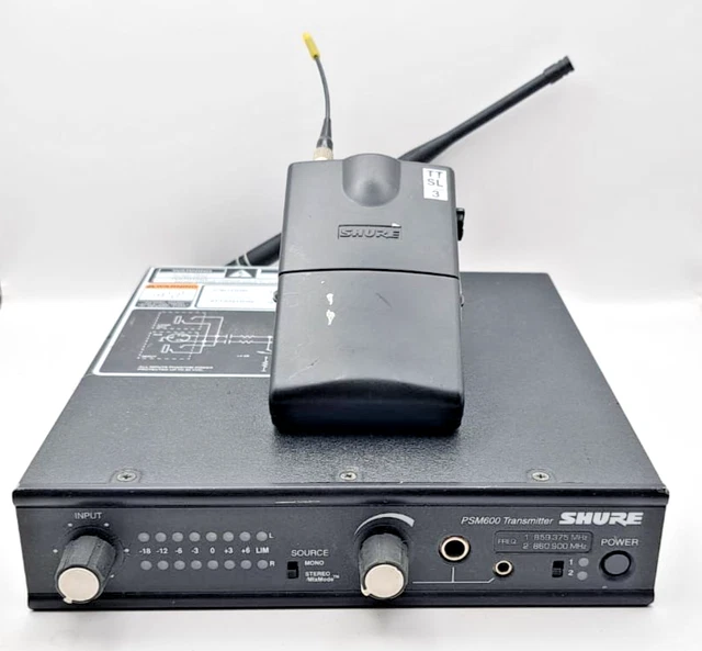 SHURE PSM600 WIRELESS IEM In Ear Monitoring System £249.99 - PicClick UK