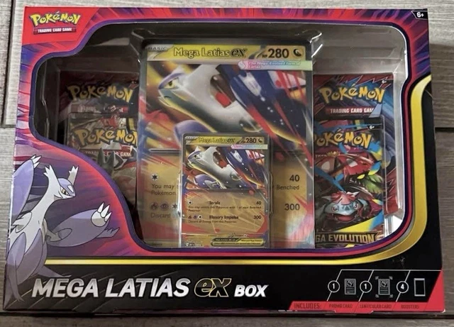 POKÉMON TCG MEGA Evolution Mega Latias EX Box BRAND NEW FACTORY SEALED ...