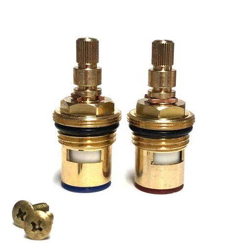 32 SPLINE CERAMIC Quarter Turn Tap Valve Cartridge Insert Hot Cold 52mm ...