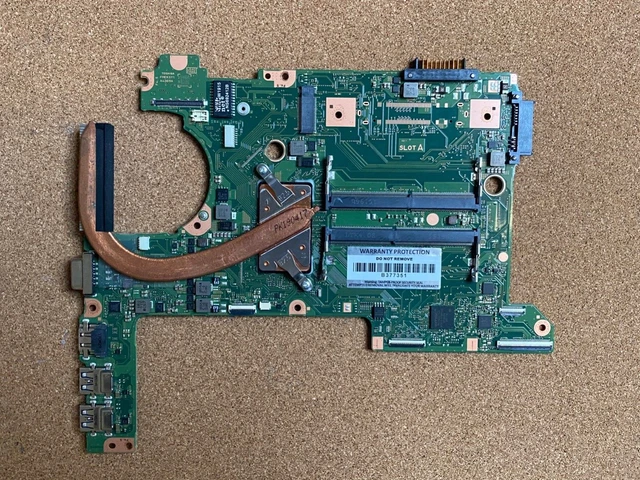 TOSHIBA TECRA A40-D Motherboard Intel i5-7200U CPU + Heatsink P/N ...