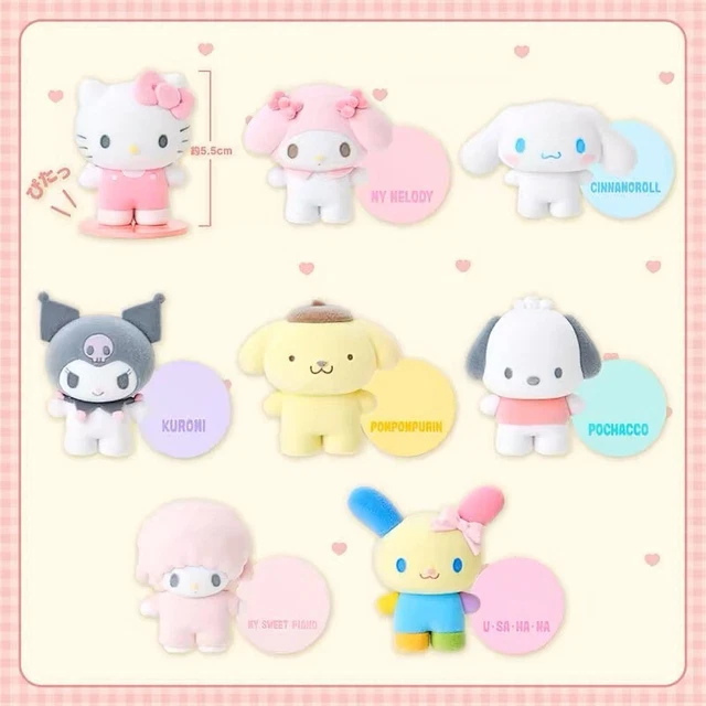 SAMMELFIGUR SANRIO FIGUREN Hellokitty Cinnamoroll Magnet beflockt ...