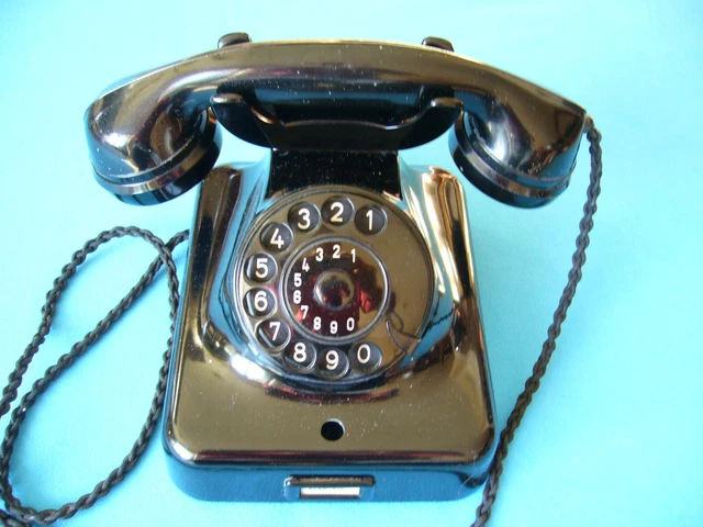 ORIGINAL ALTES POST Telefon SIEMENS W48 Bakelit schwarz EUR 54,99 ...