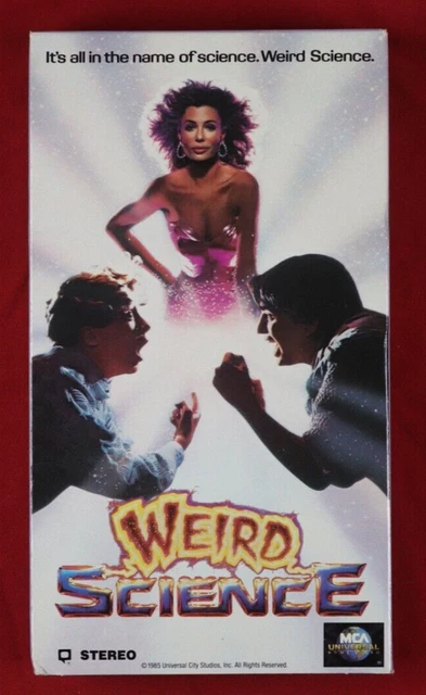 WEIRD SCIENCE (1985,VHS) Kelly LeBrock - Anthony Michael Hall - Sci-Fi ...