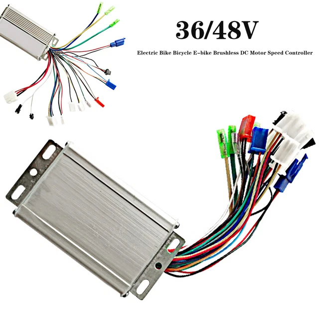 350W/600W/800W BRUSHLESS CONTROLLER Speed E-bike Electric Scooter Motor ...
