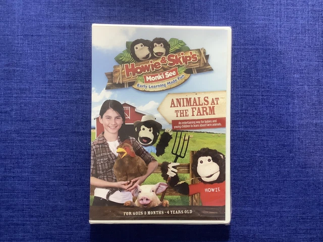 HOWIE & SKIP’S ~ MONKISEE: Animals At the Farm (DVD) New Sealed Region ...
