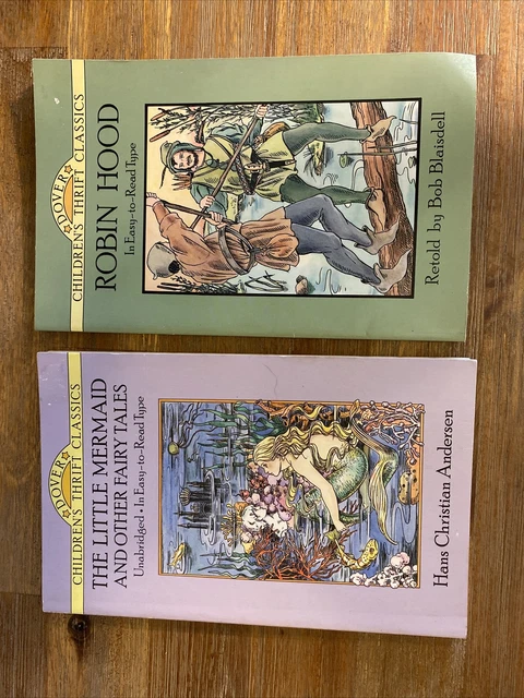 THE LITTLE MERMAID and Other Fairy Tales/Robin Hood, easy to read ...