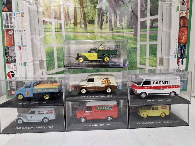 LOT DE 7 Voitures Pub FIAT 1:43e EUR 80,00 - PicClick FR