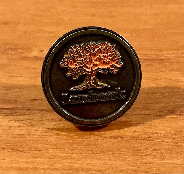 VINTAGE LANDMARK GOLF Club (California) Metal Stem Logo Golf Ball ...