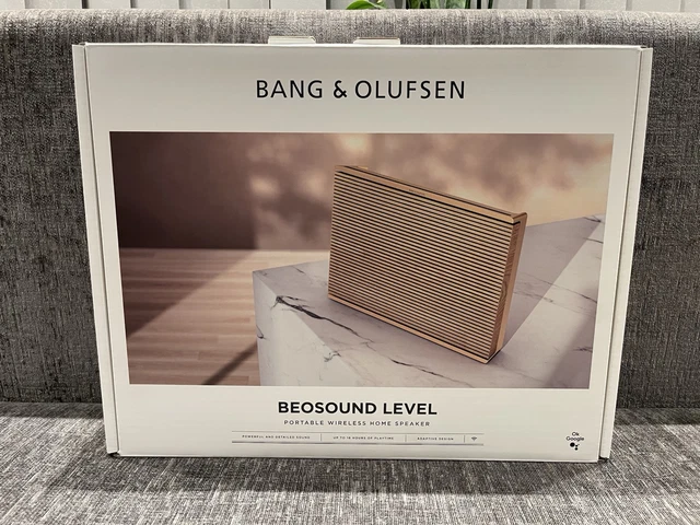 BANG & OLUFSEN B&O Beosound Level Portable WiFi Speaker Gold Tone/Light ...