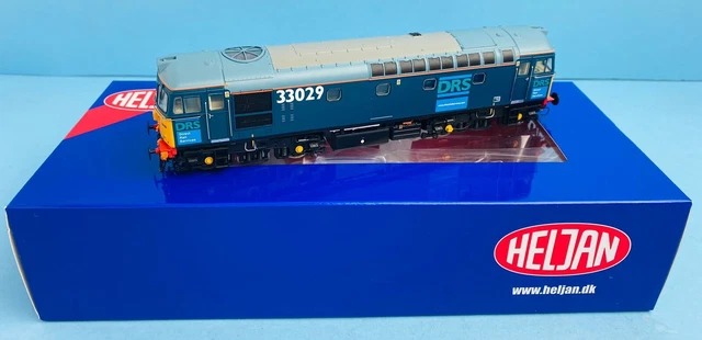 HELJAN 'OO' GAUGE 3459 Class 33029 Drs Direct Rail Services Livery Loco ...