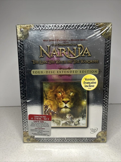 THE CHRONICLES OF Narnia: Lion Witch & Wardrobe 4 Disc Extended Edition ...