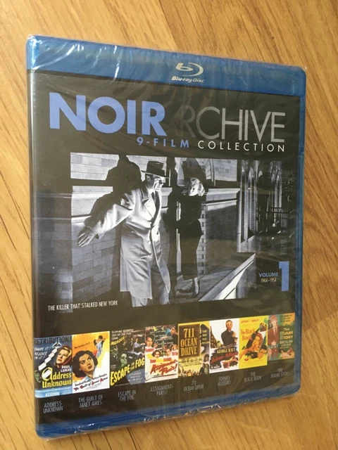 NOIR ARCHIVE 9-FILM Collection: Volume 1: 1944-1954 NEW SEALED - Region ...