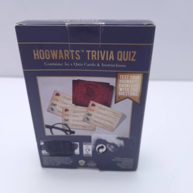 HARRY POTTER HOGWARTS Trivia Quiz 200 Wizarding World Question Game £0. ...