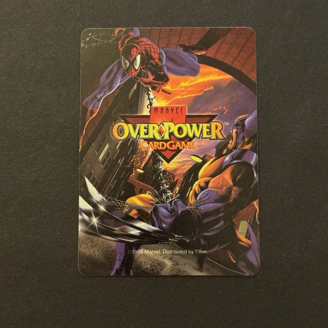 CYCLOPS 3-STAT Character Card NEVER PLAYED *** Marvel Overpower CCG £1. ...