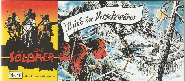 DIE SÖLDNER #18 Bund der Ver..., Dargatz 1986 PICCOLO-COMICHEFT NEU TOP ...
