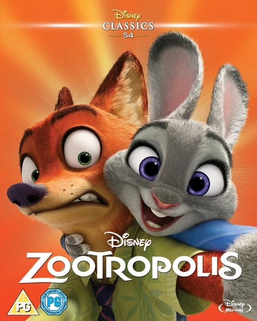 ZOOTROPOLIS (BLU-RAY) GINNIFER Goodwin Jason Bateman Idris Elba Jenny ...