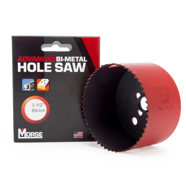 MORSE MHS56 AVANCÉ Universel Bi Métal Scie Cloche 89Mm 8% Cobalt EUR 32 ...